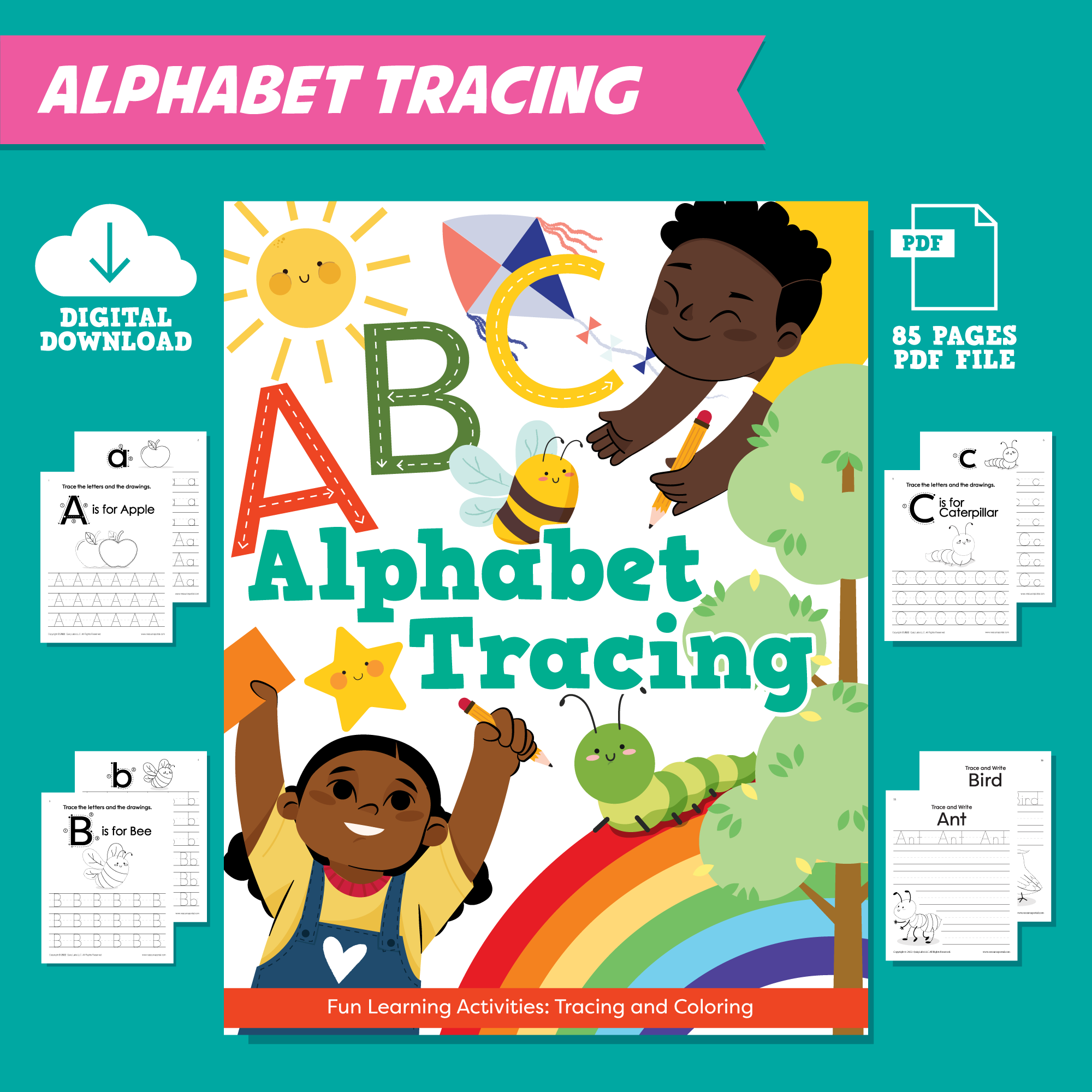 Alphabet Tracing - rePo AtHome for NonProfit Affiliates